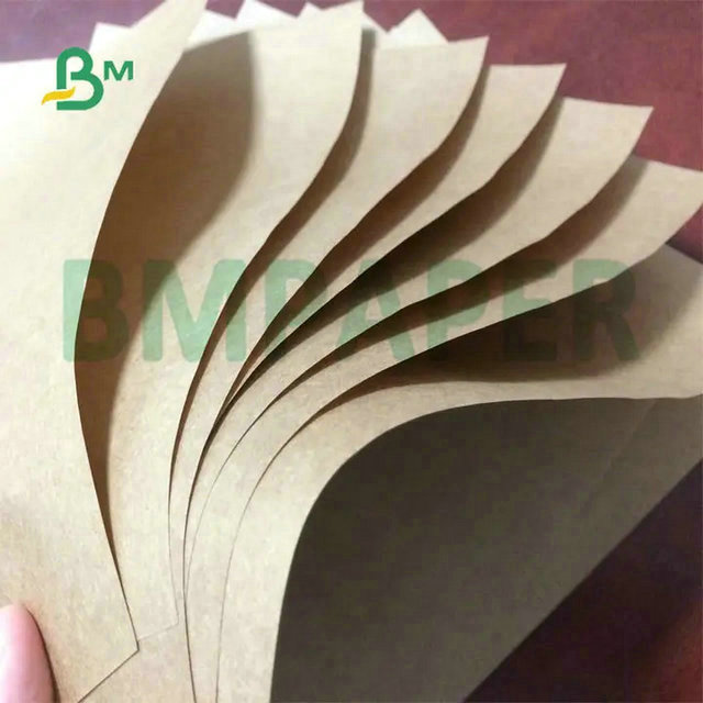 Expansible Sack Brown Kraft Paper Sheets 80gsm 90gsm For Making Cement Bag