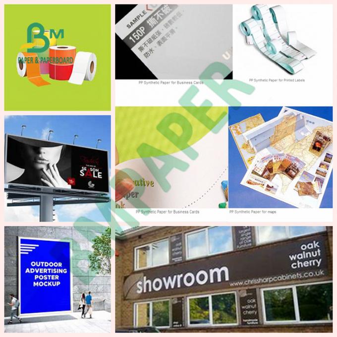 Eco Solvent Printable Waterproof Synthetic Paper For Poster Paper