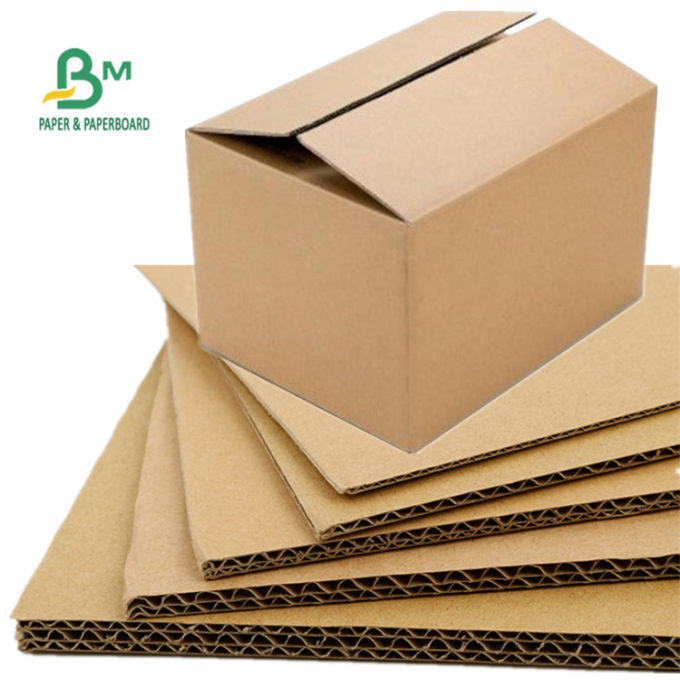 B C E Flute Corrugated Cardboard Sheets , Kraft Paper Board 2mm 3mm 3 ...