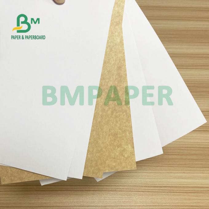 Tear Resistant CCKB Clay Coated Kraft Paper Board For Takeout Boxes