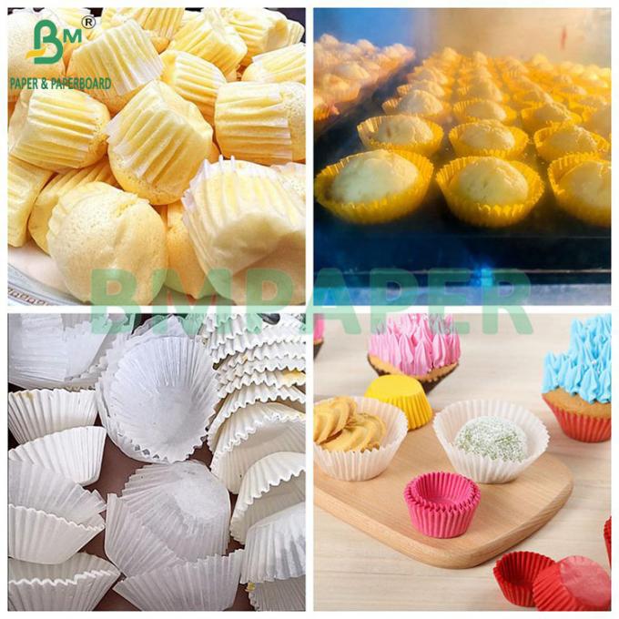 40gsm Brown Coffee Color Easy Slip Paper For Cup Caking Making