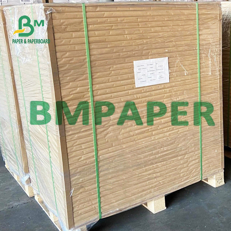 Single Side Waterproof PE Coated Kraft Paper 125g - 400g For Food ...