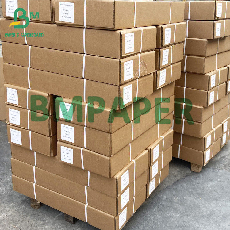 24" X 150' 20lb CAD Uncoated Plotter Paper Bright White Color For ...