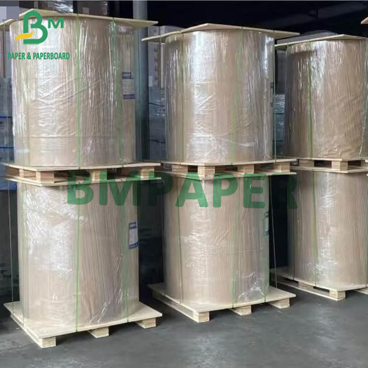 Extensible Brown Kraft Paper Rolls For Rice Sack Kraft 70g 80g 85g 100g ...