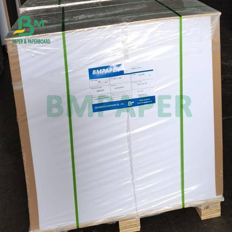 100g+100g+100g White E F Flute Wrapping Corrugated Paper Board 20 X 28"