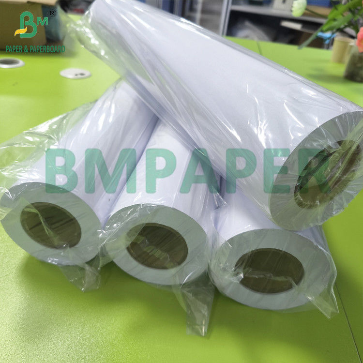 24 X 150 CAD Paper Rolls, 20 Lb Bond Paper 2" Core CAD Ink Jet Printing