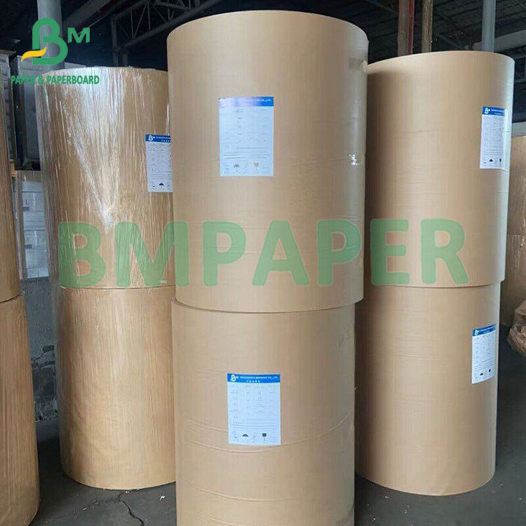 60g Brown Recycled Kraft Liner Paperboard For Making Roll Tubes Cores