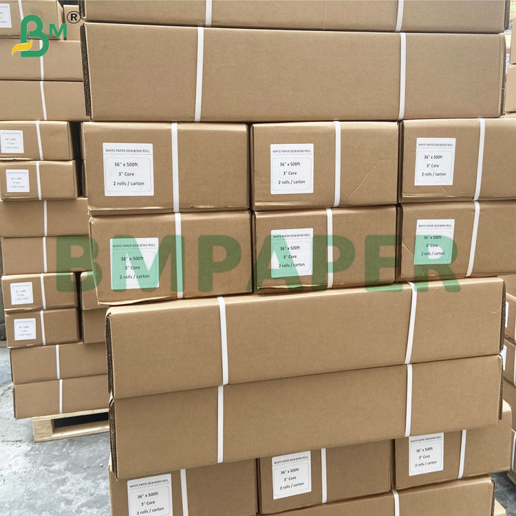 80 GSM CAD Double Size Blue Bond Paper Roll for Engineering Drawing