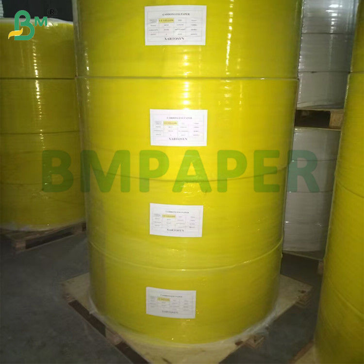 Carbonless Self Copy Paper Roll 60gsm White CB Colored CFB CF 594mm