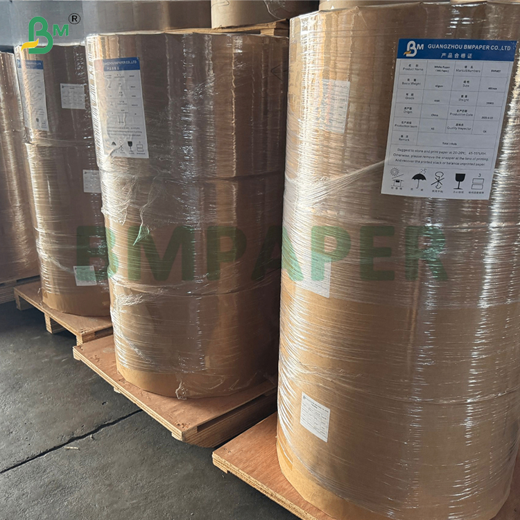25g Natural White High Porosity Coffee Filter Paper 600mm In Roll