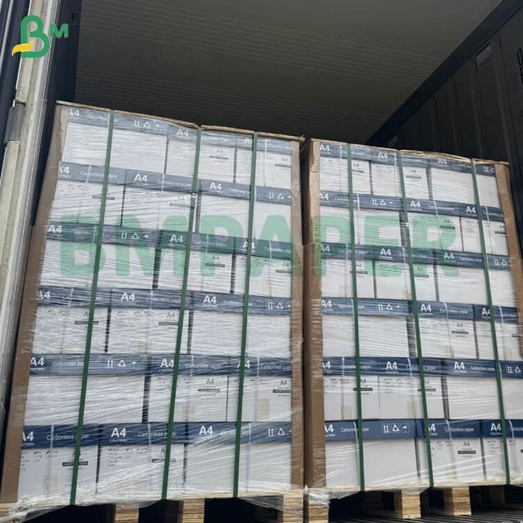 55gsm A4 Carbonless Copy Paper Sheets CB White CF Color NCR Paper, Blue ...