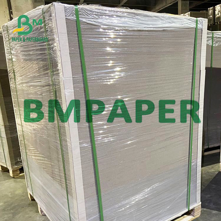 High Stiffness Grey Chipboard Paper For Booking Binding 0.45mm - 3.84mm