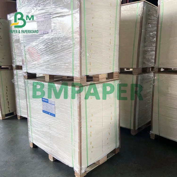 Virgin Bleached White Sack Kraft Paper 80g 95g 100g For Packing 100cm X ...