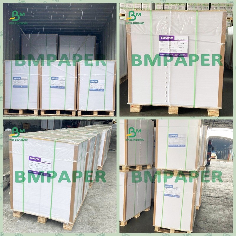 70 GSM High Bright White Woodfree Paper Sheet For Industrial Printing