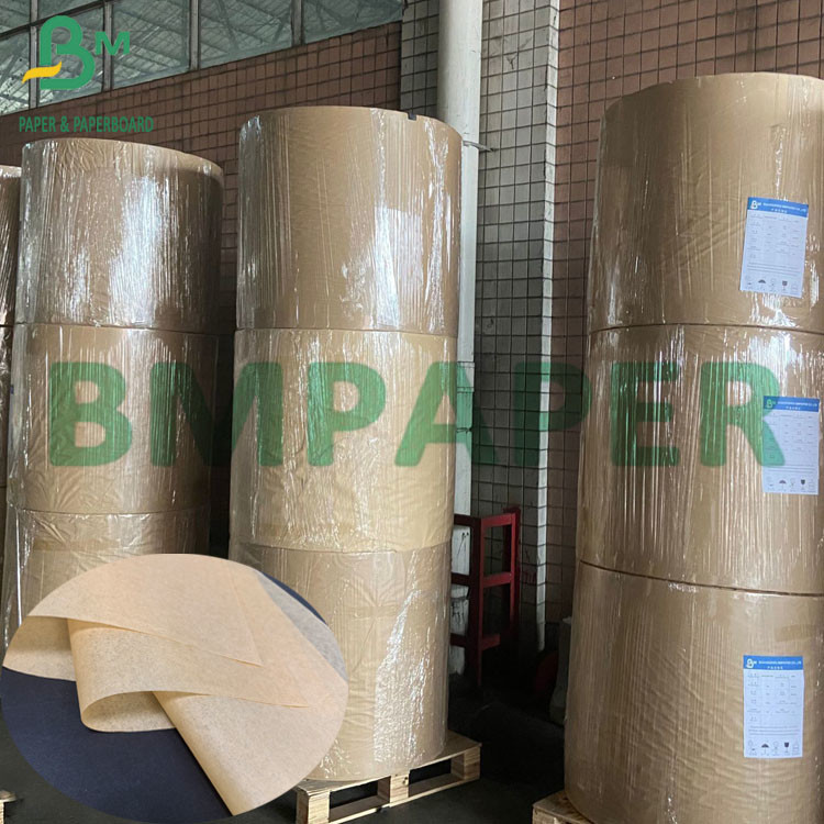 40g 50g Unbleached Brown MG Craft Paper Ribbed Kraft Paper For Packing