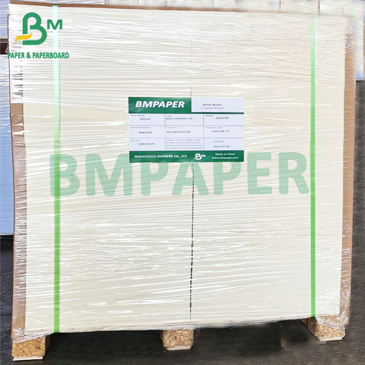 Premium Gift Box 2mm Smooth Bleached Wood Cellulose White Board