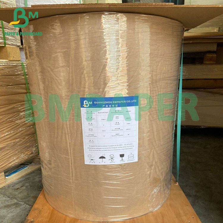 Brown Food Grade Oven Greaseproof Paper Hamburger Wrappers Rolls