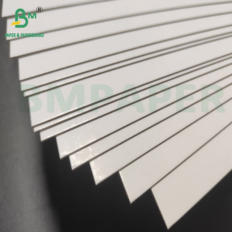 Double Side High Gloss White Cardboard For Boxes High Stiffness ...