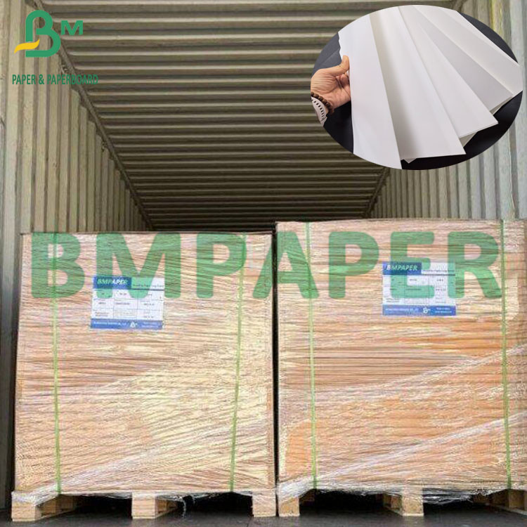 100um Bleached PP Synthetic Paper Waterproof Paper Sheets For Laser ...