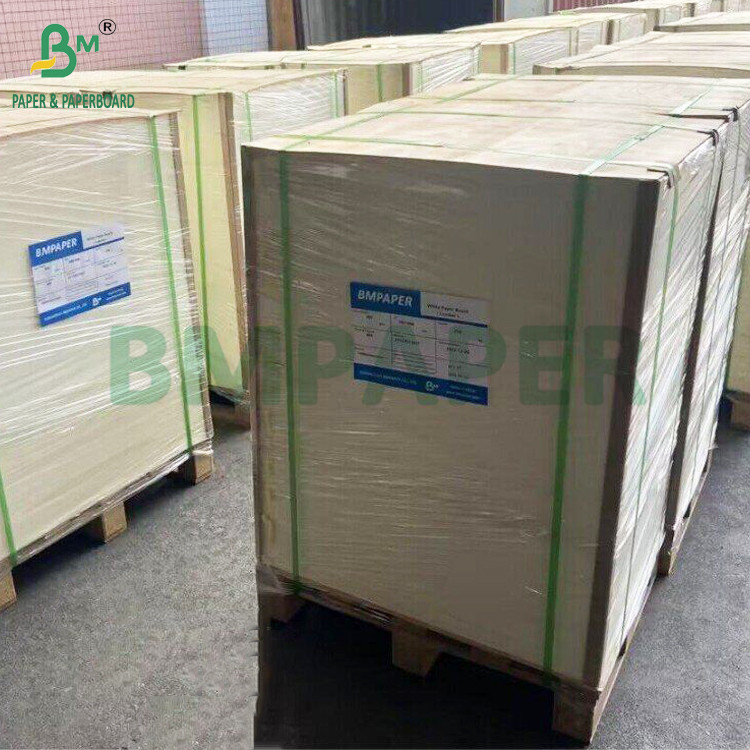 1MM 1.5MM White Coated Triplex Paper Board For Clothing Boxes 24 x 36inches