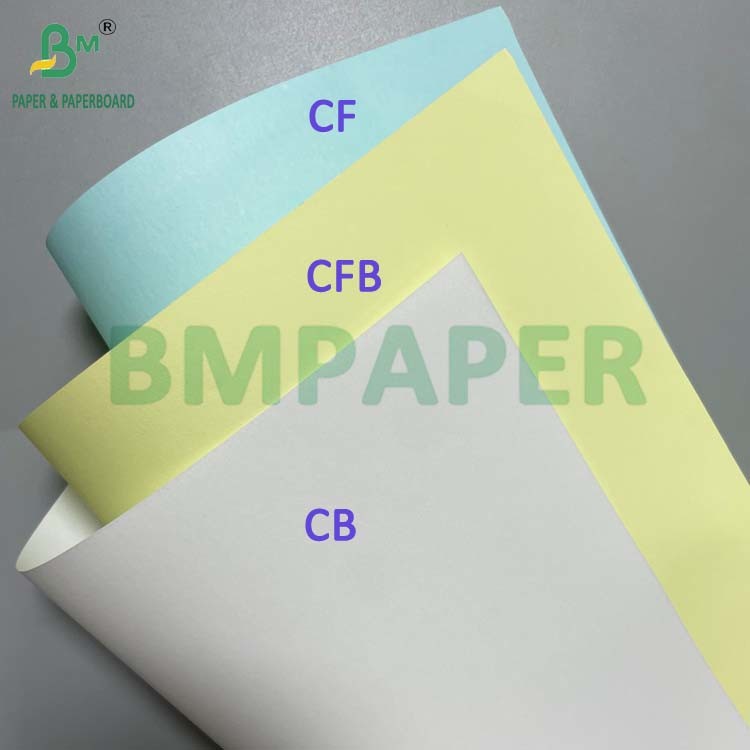 Black Image 21lb Carbonless Paper Sheet White Canary Pink 57 X 87cm