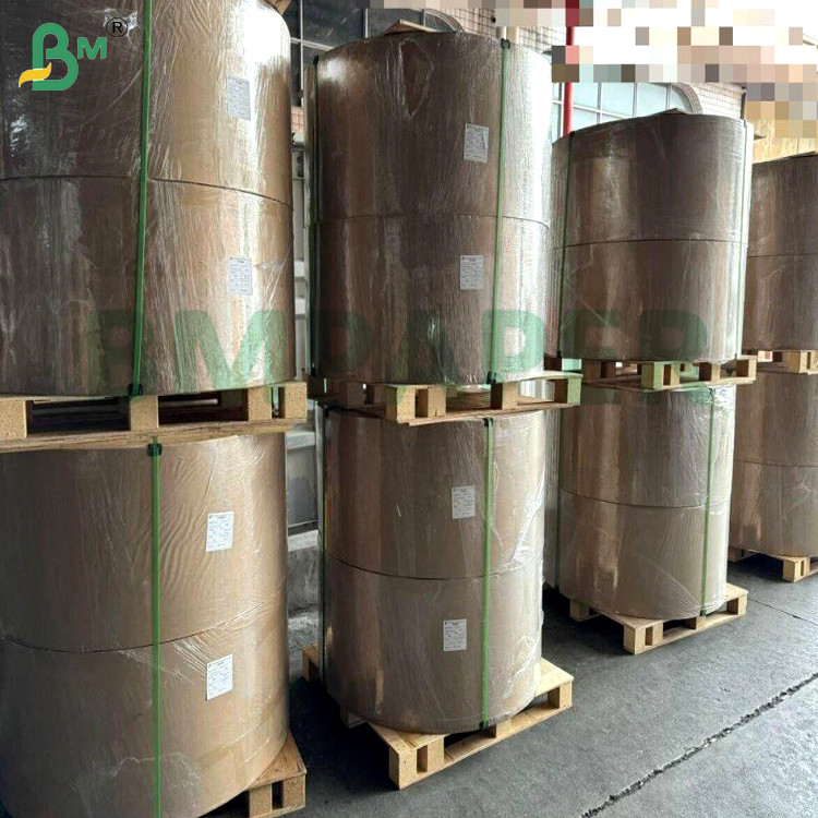 Brown Kraft Silicone Coated Release Paper 80gsm For Labels & Grease ...