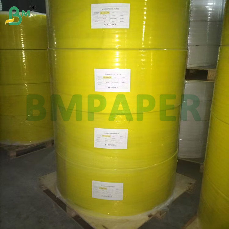 Carbonless Self Copy Paper Roll 60gsm White CB Colored CFB CF 594mm