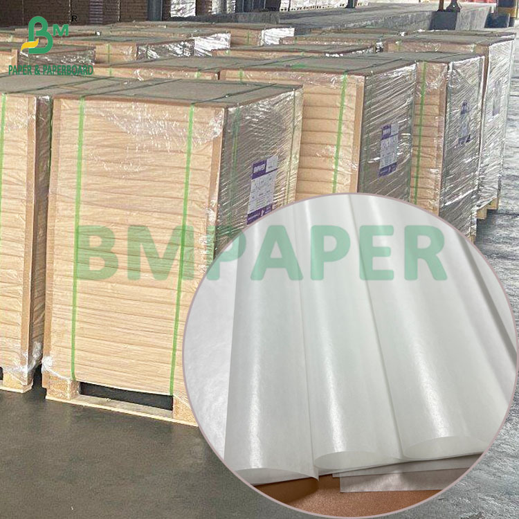 BPA Free Biodegradable 30GSM 40GSM Waxed Deli Paper for Burgers Wrapping