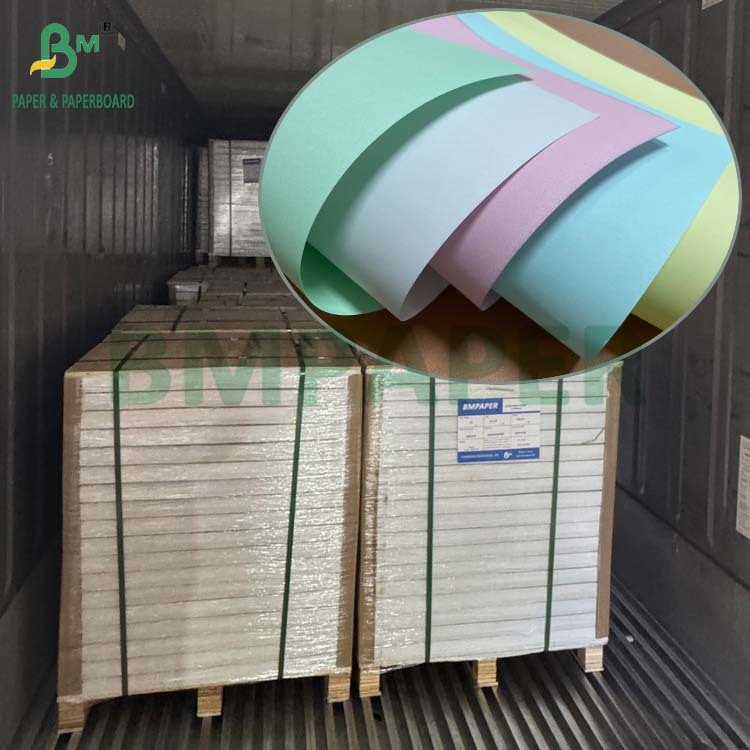 80gsm White CB & 56gsm Yellow CF Carbonless NCR Paper Sheets